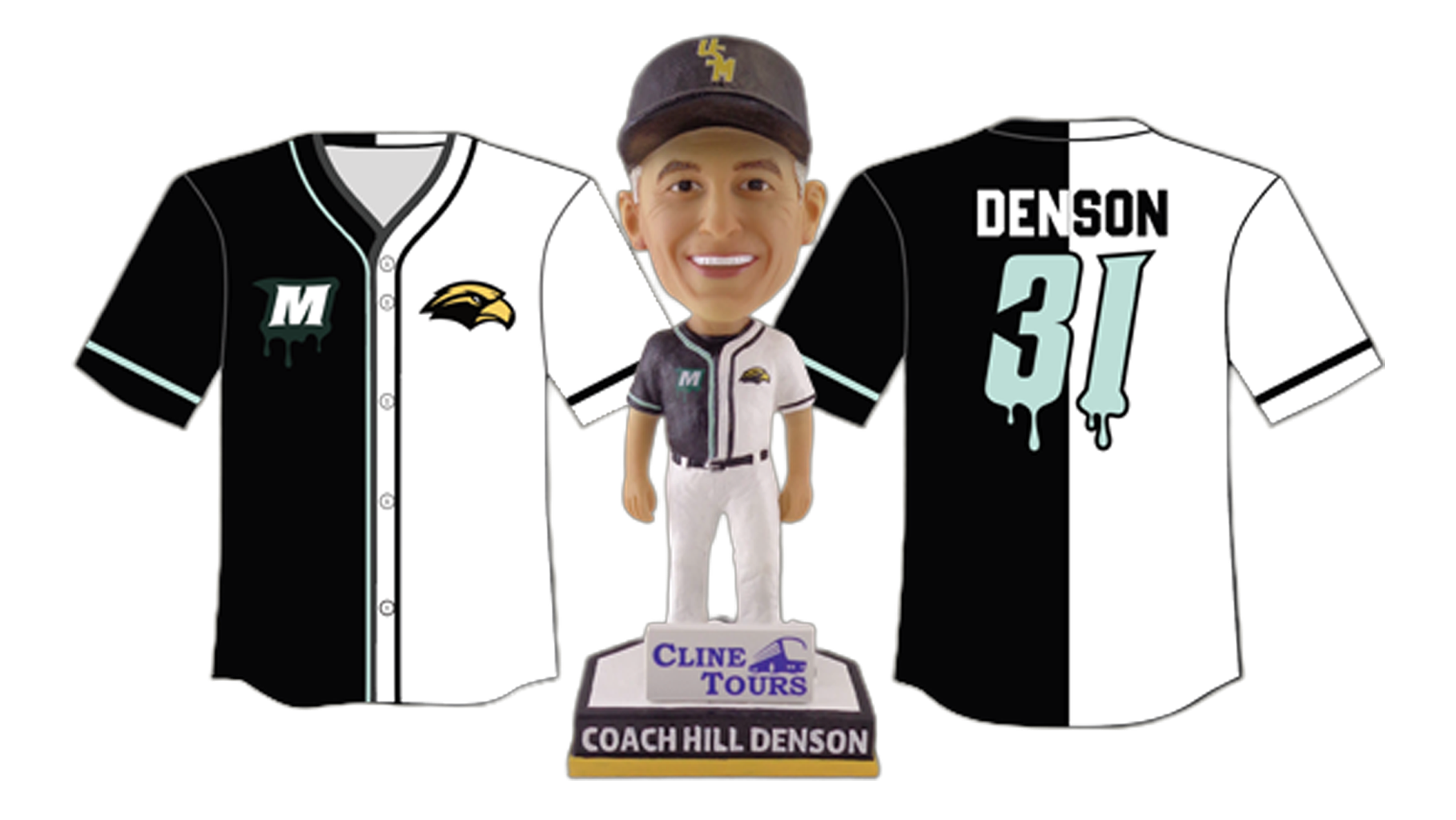 Hill Denson Bobblehead – Mud Monsters Baseball